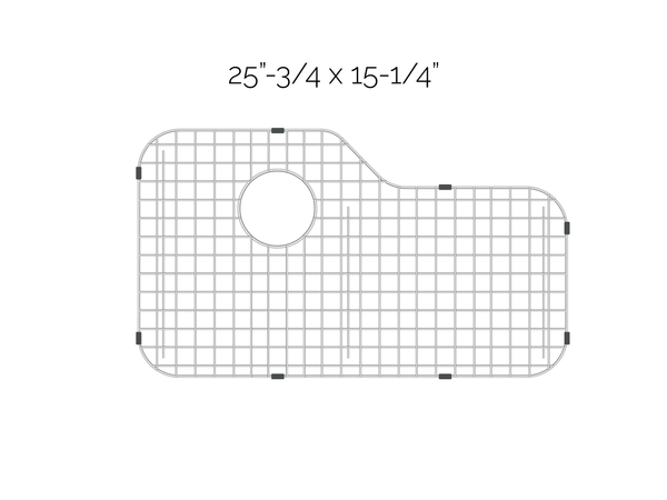 Stainless Steel Bottom Grid – GRS 760 – Sink Depot